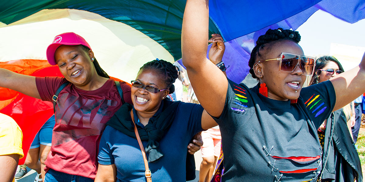 Hundreds party at Soweto Pride but fewer march - MambaOnline - LGBTQ ...