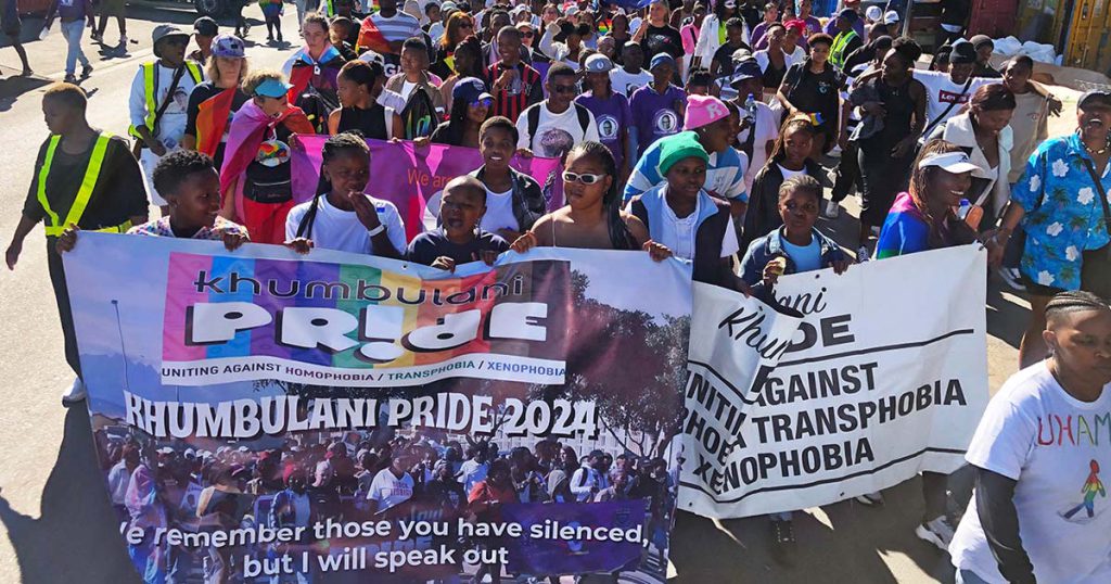 Khumbulani Pride: Rainbow flags fill the streets of Nyanga and ...